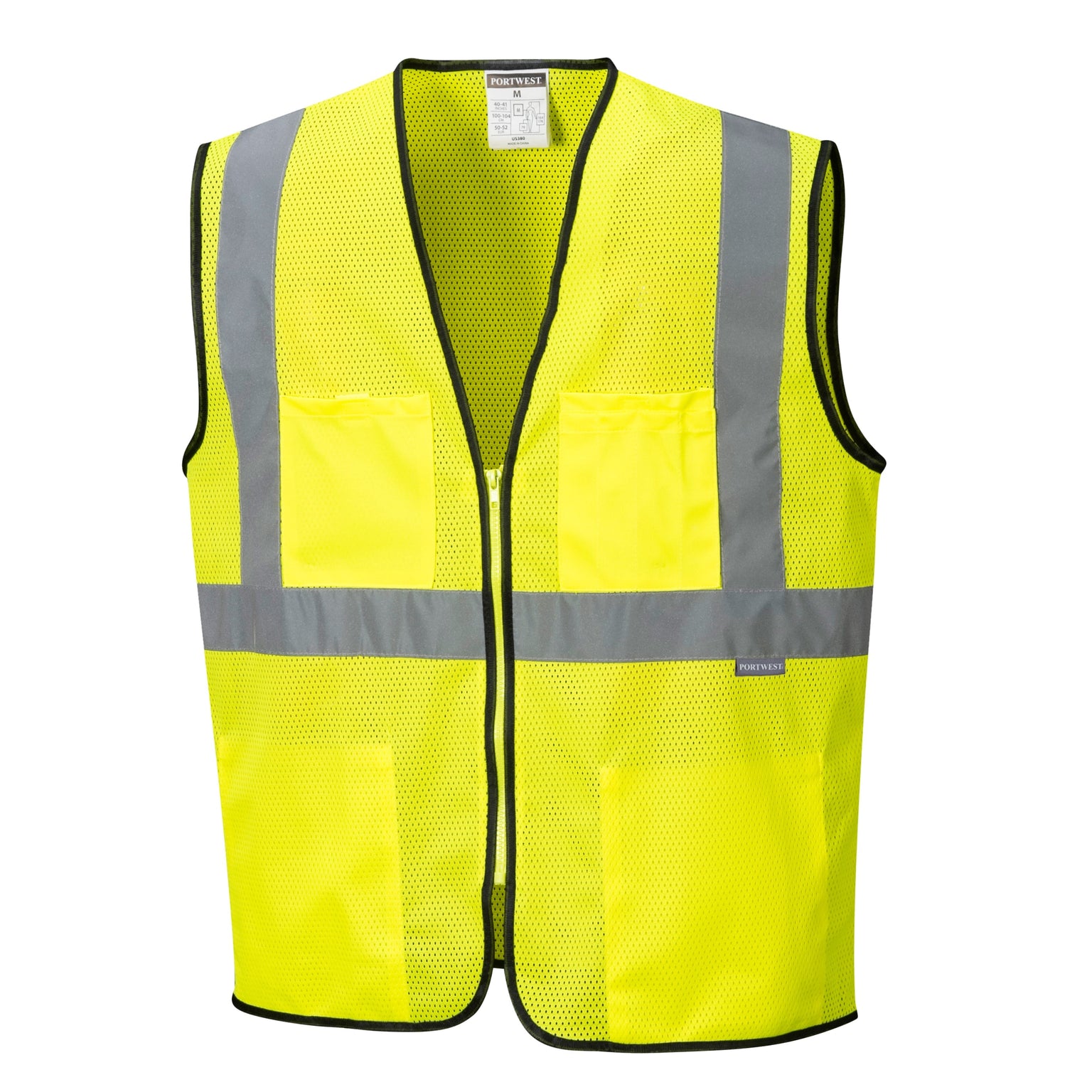 Safety Vest with Pockets | High Visibility Work Vests — Safety Vests ...