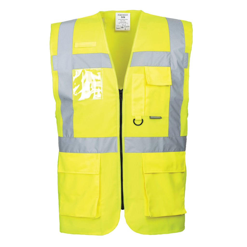 Safety Vest with Pockets | High Visibility Work Vests — Safety Vests ...