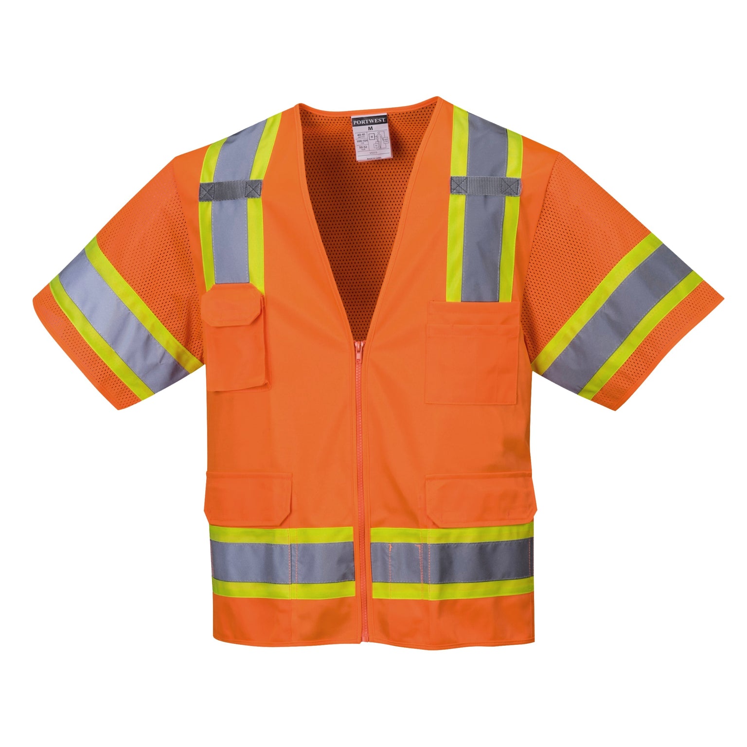 Orange Safety Vest | High Visibility Reflective Vests — Safety Vests ...