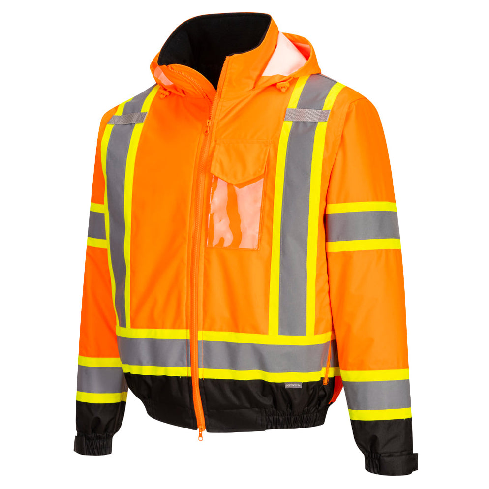 PORTWEST® Hi Vis X-Back Bomber Jacket - ANSI Class 3 - CA160 — Safety ...