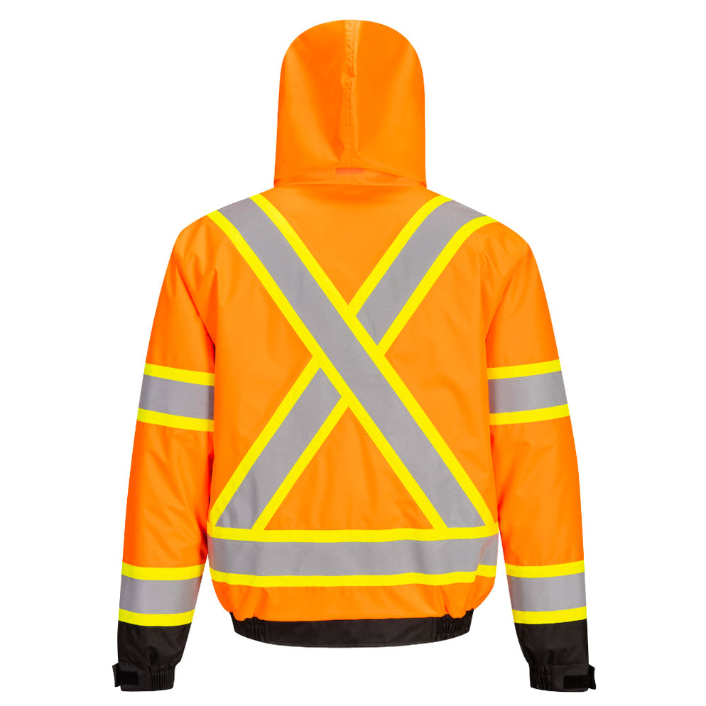PORTWEST® Hi Vis X-Back Bomber Jacket - ANSI Class 3 - CA160 — Safety ...