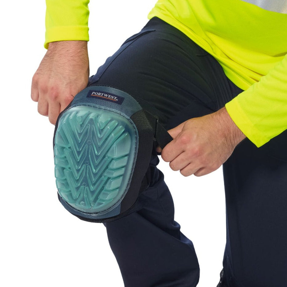 PORTWEST-Ultimate-Silicone-Gel-Industrial-Knee-Pads-Pair-Black — Safety ...