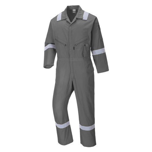 Gray Coveralls for Men | Work Jumpsuit & Boiler Suits — Safety Vests ...