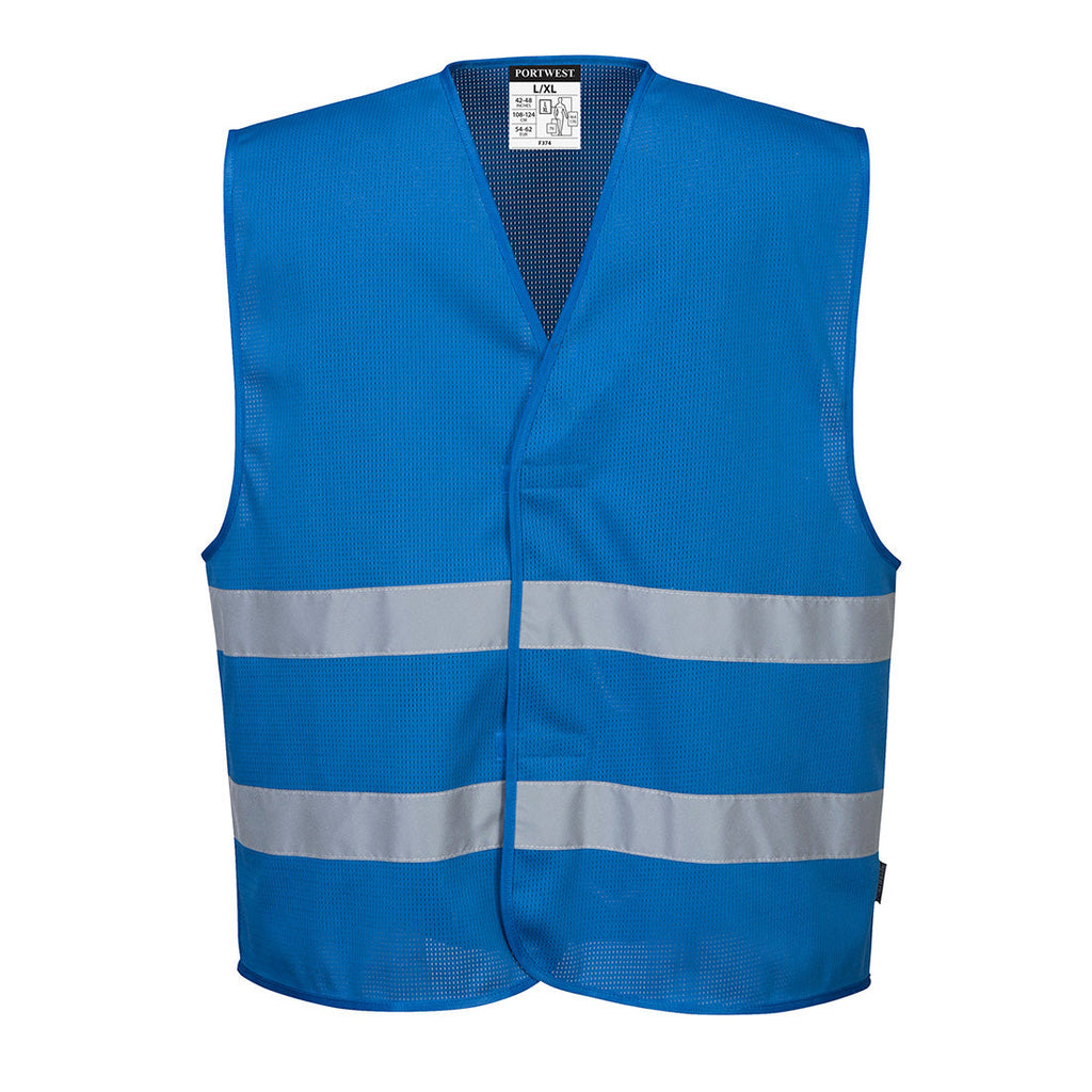 Blue Safety Vest | High Visibility Reflective Vests — Safety Vests and More