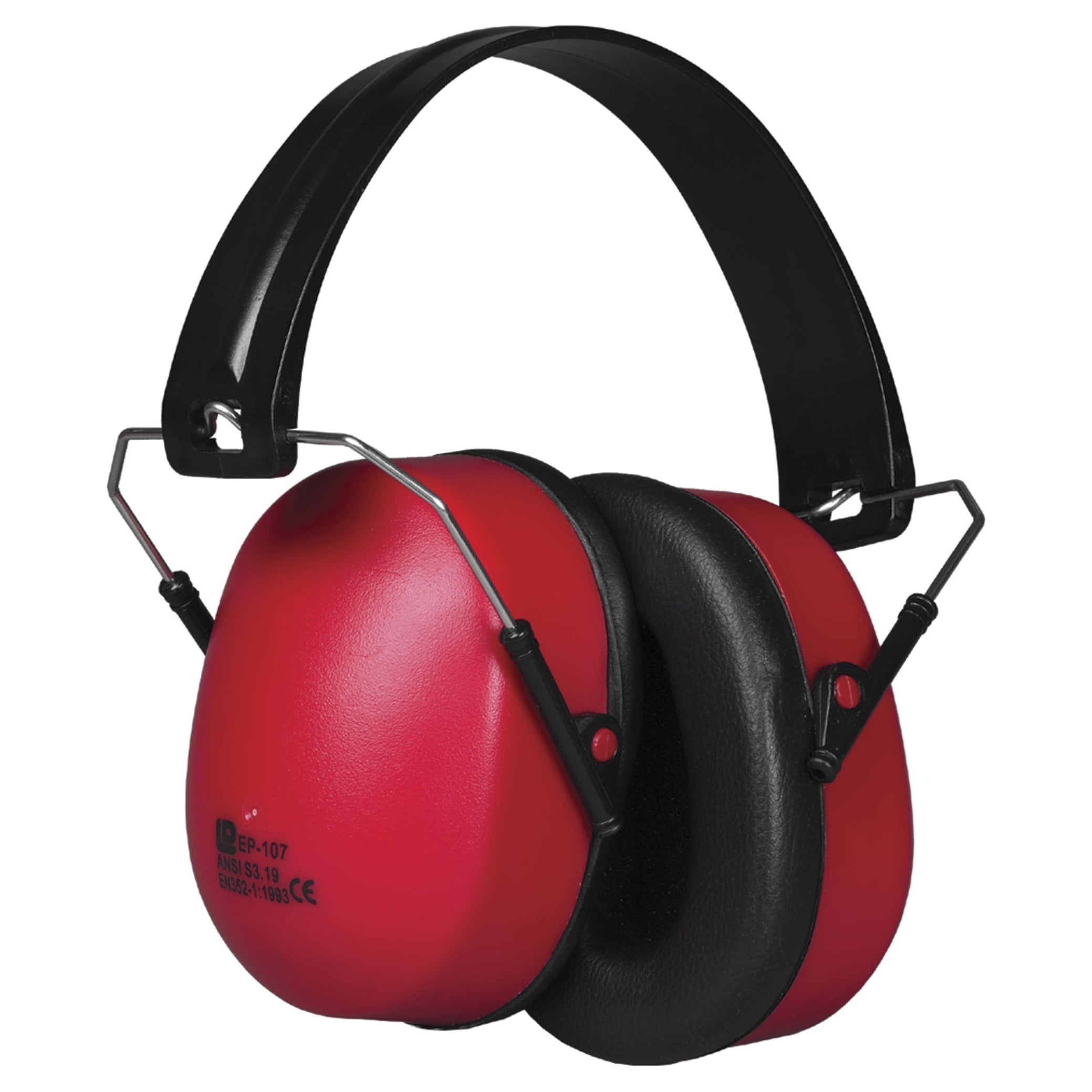 PORTWEST-Super-Ear-Protector-Ear-Muffs-Red — Safety Vests and More