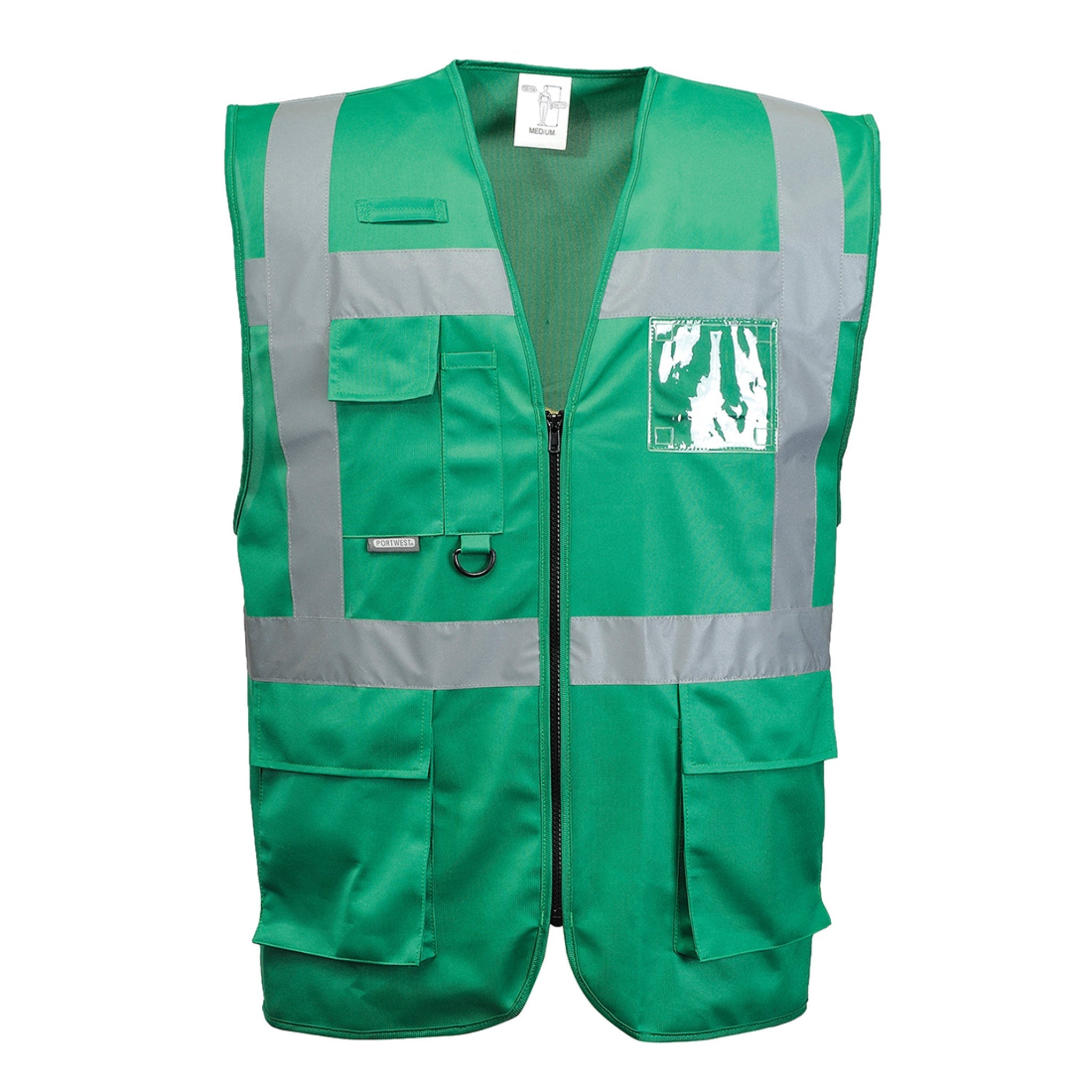 Safety Vest with Pockets | High Visibility Work Vests — Safety Vests ...