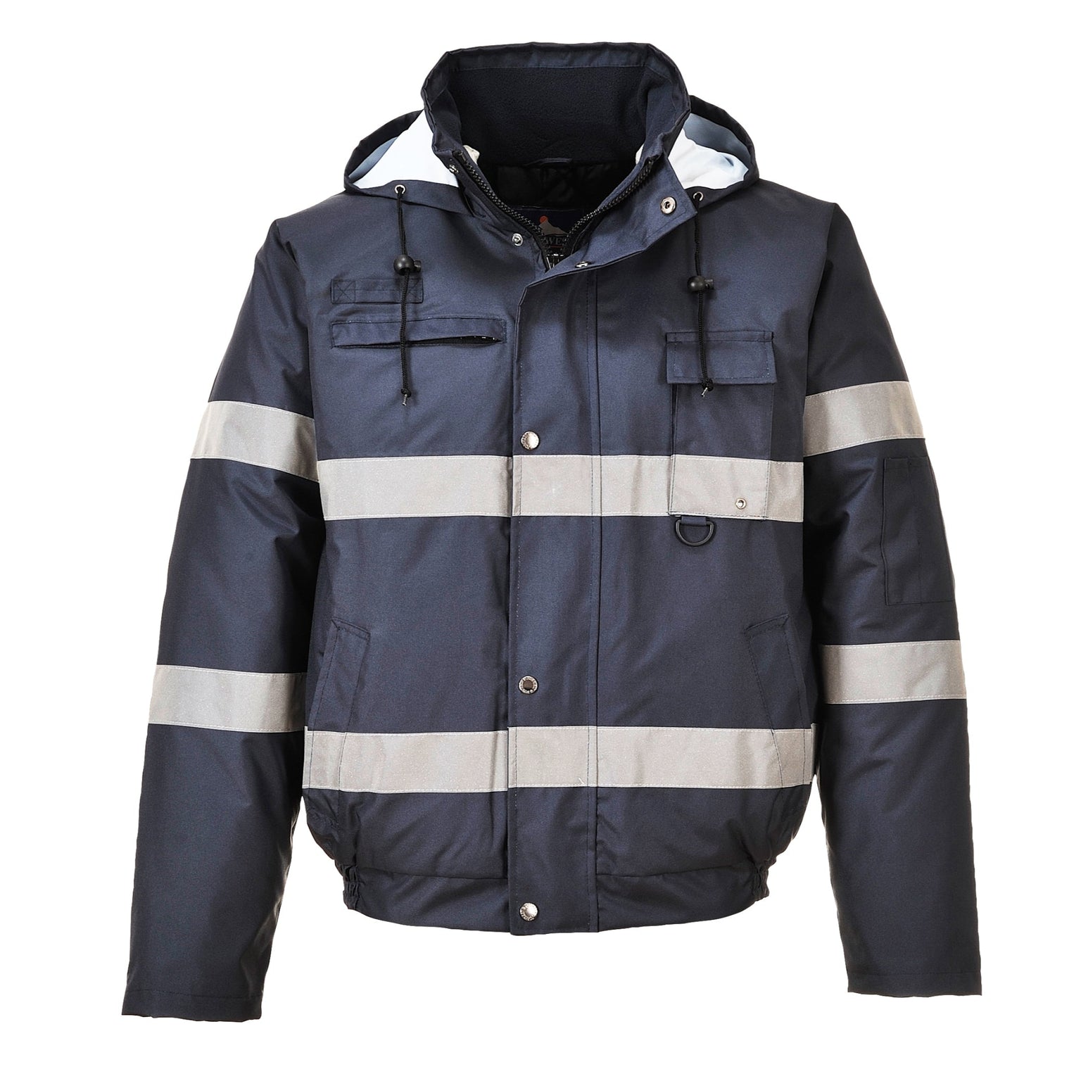 Blue Hi Vis Safety Jackets | Blue High Visibility Coats — Safety Vests ...