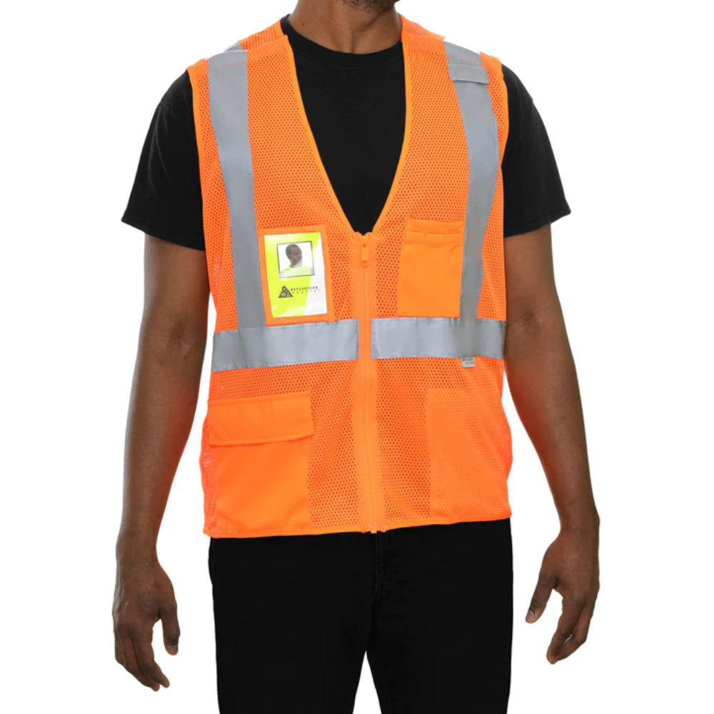 Reflective Apparel® Hi-Vis 5PT Breakaway Mesh Safety Vest - ANSI Class ...