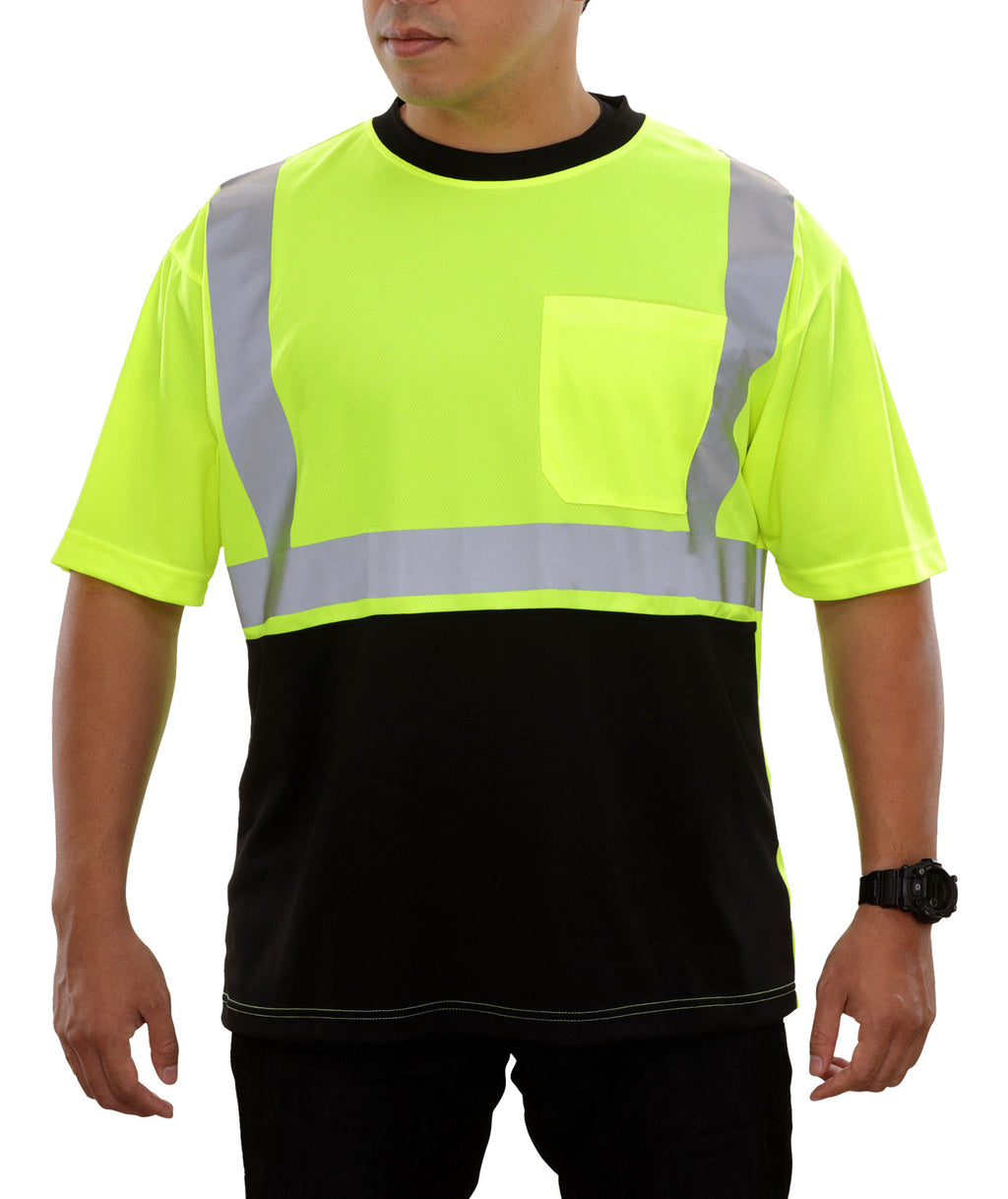 High Visibility T Shirts | Reflective Safety Work Tee Shirts — Safety ...