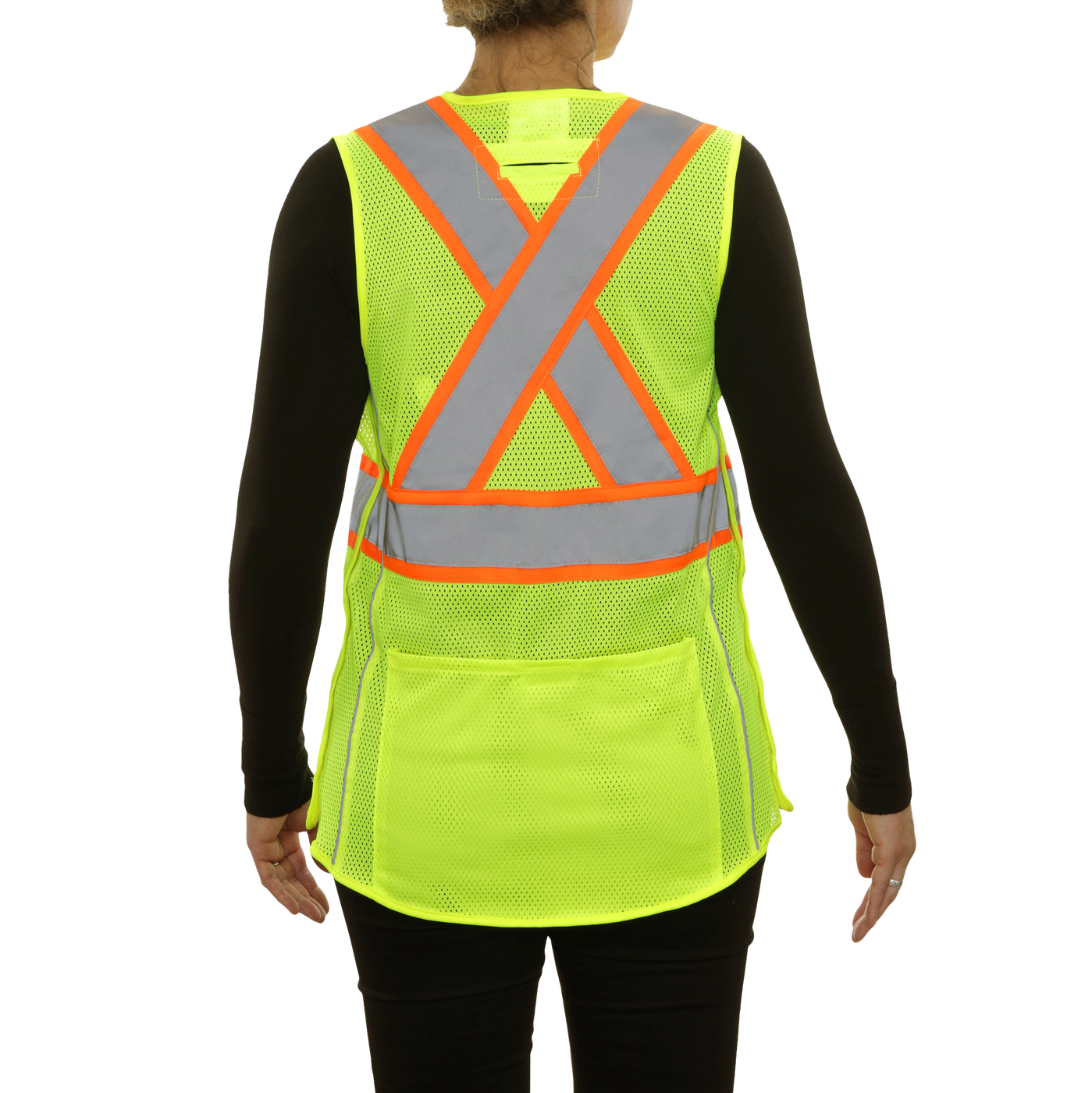 Reflective Apparel Poly Mesh Ladies X-Back Vest ANSI Class 2 - 54GX ...